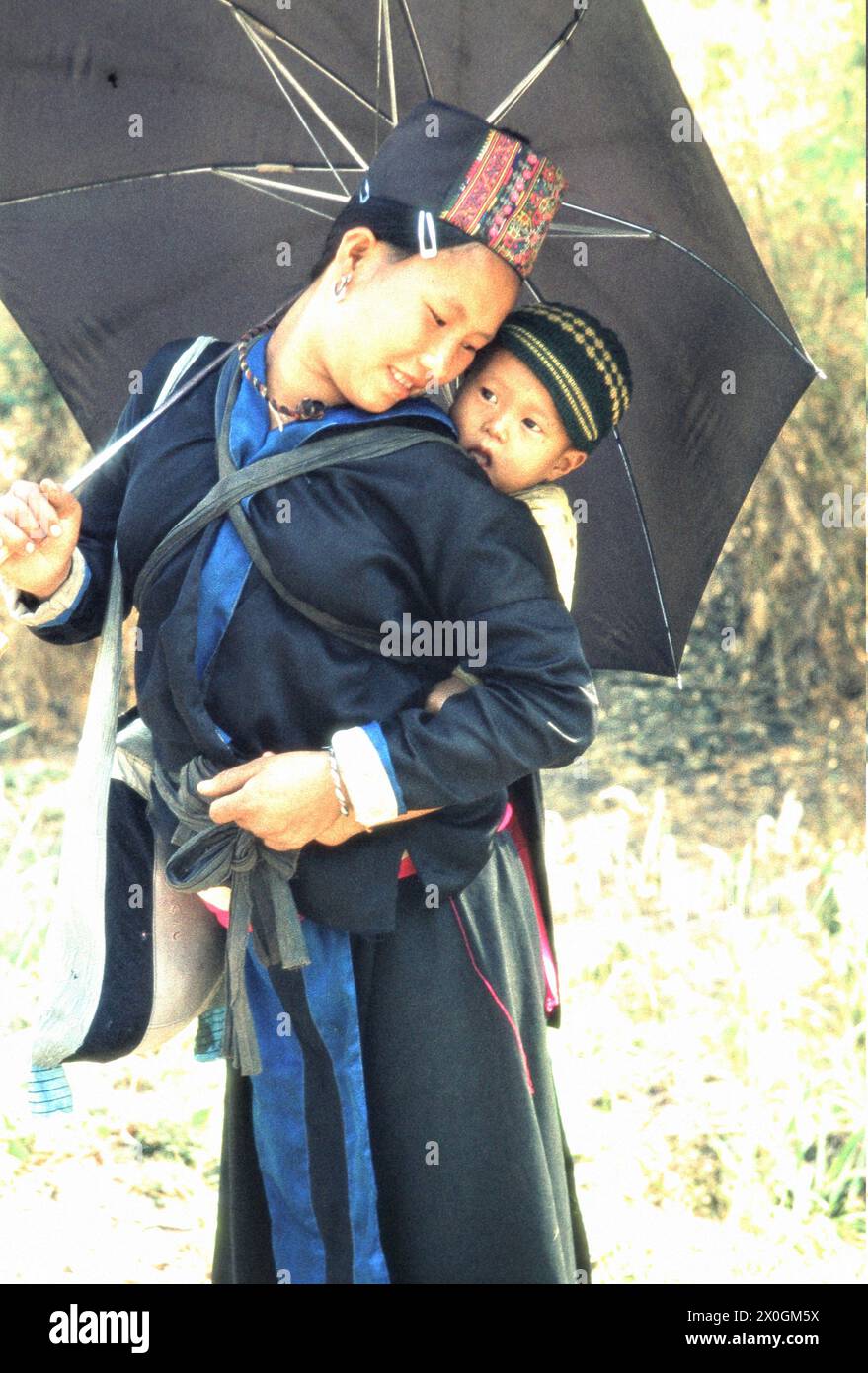 A young woman from the ethnic group Meo ( also called Hmong) in ...