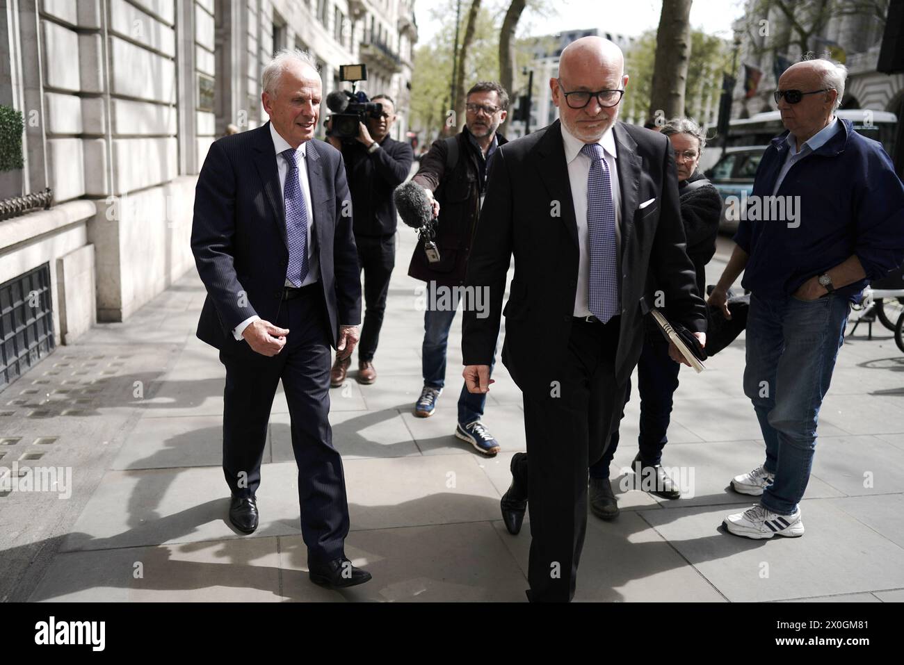 Alan Cook (left), former independent non-executive director and ...