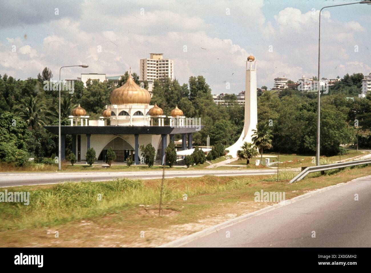A university mosque on the university campus in Kuala Lumpur ...