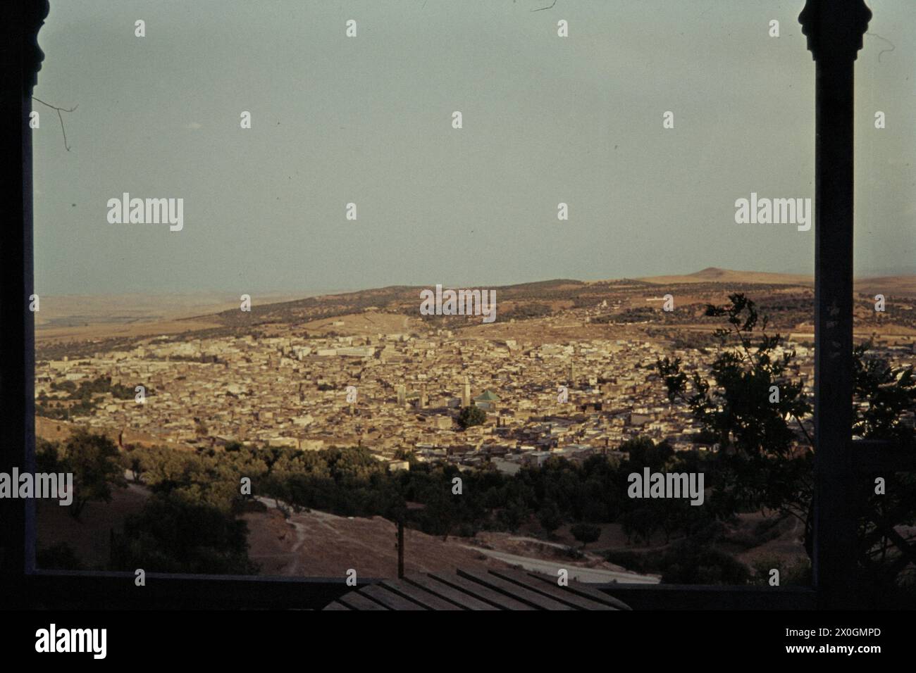 View from the Moorish Café to the city of Fez. [automated translation ...
