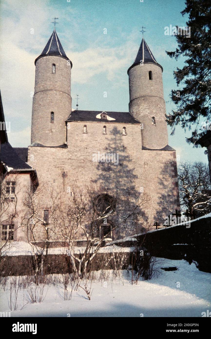 The basilica (western work) of the monastery Steinfeld in Kall in ...