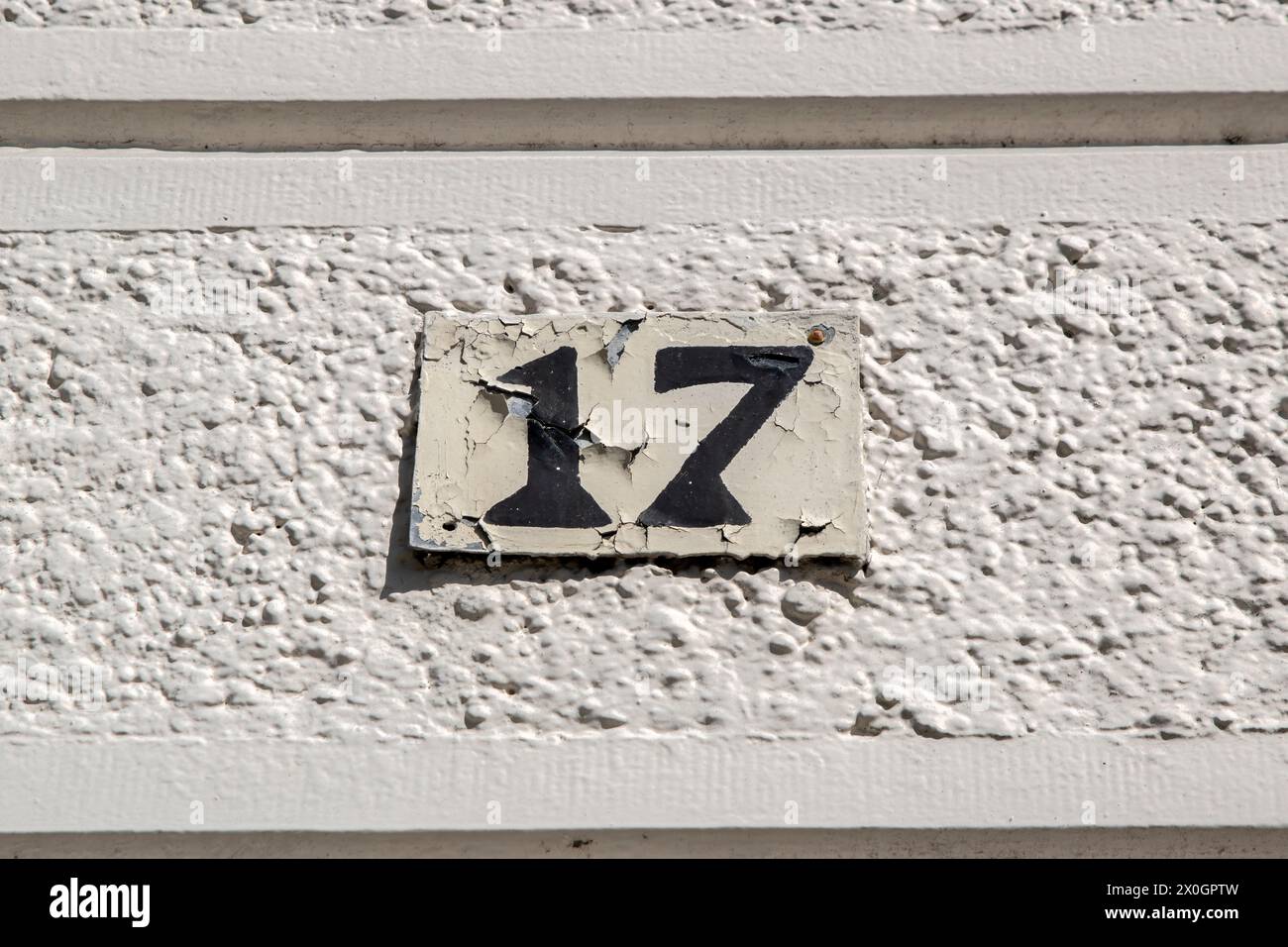 Close Up House Number 17 At Amsterdam The Netherlands 10-4-2024 Stock ...