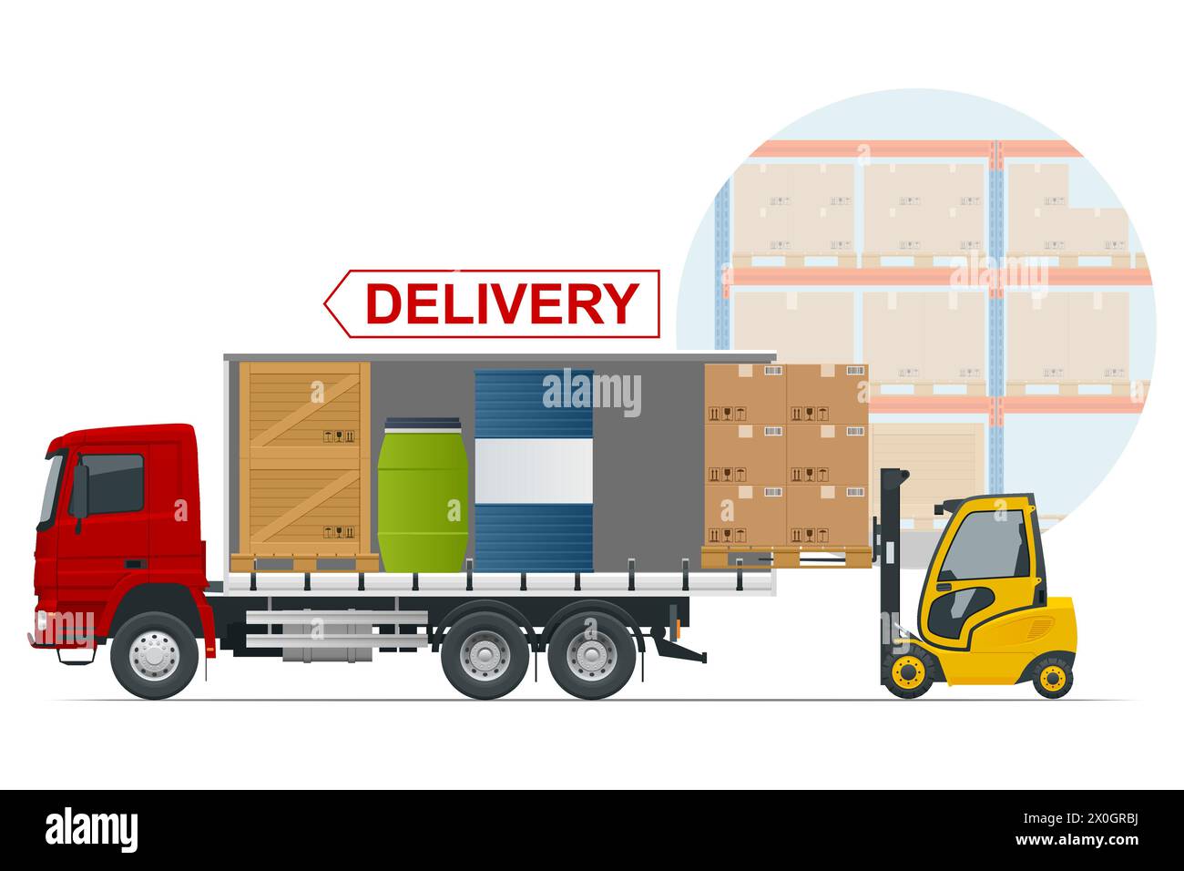 Full truckload, Shipping, Logistic Systems, Cargo Transport. Cargo ...