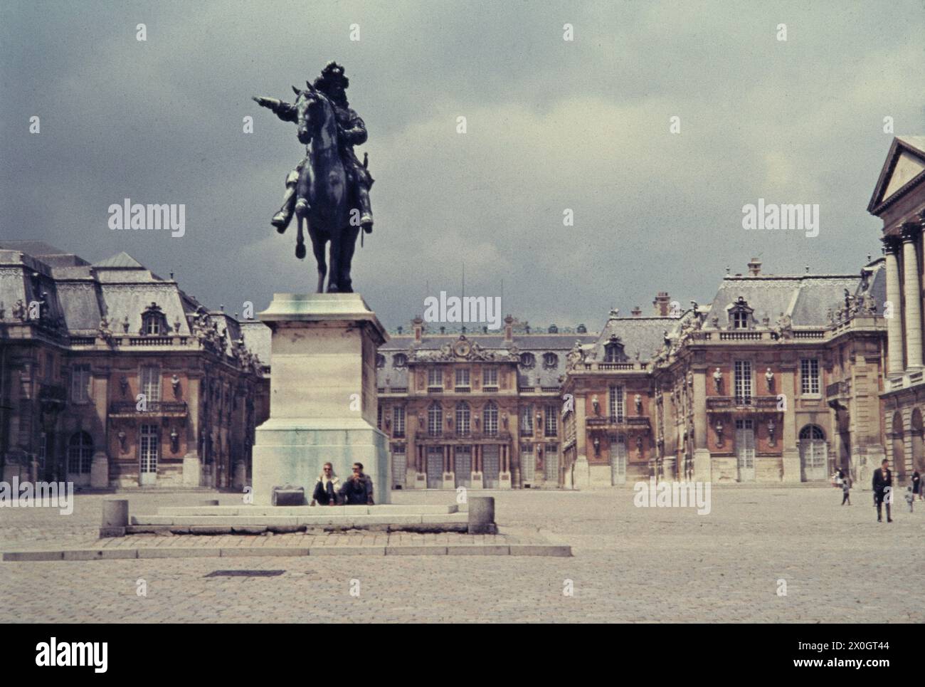 The monument of Louis XIV at the court of Versailles. [automated ...