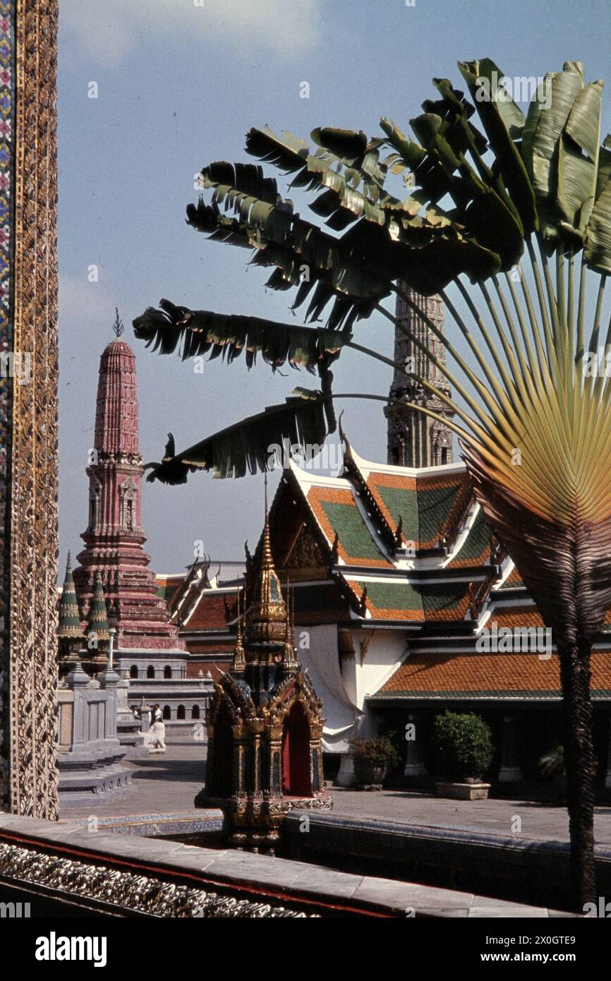 View from the terrace of the Bot of the Emerald Buddha to the north ...