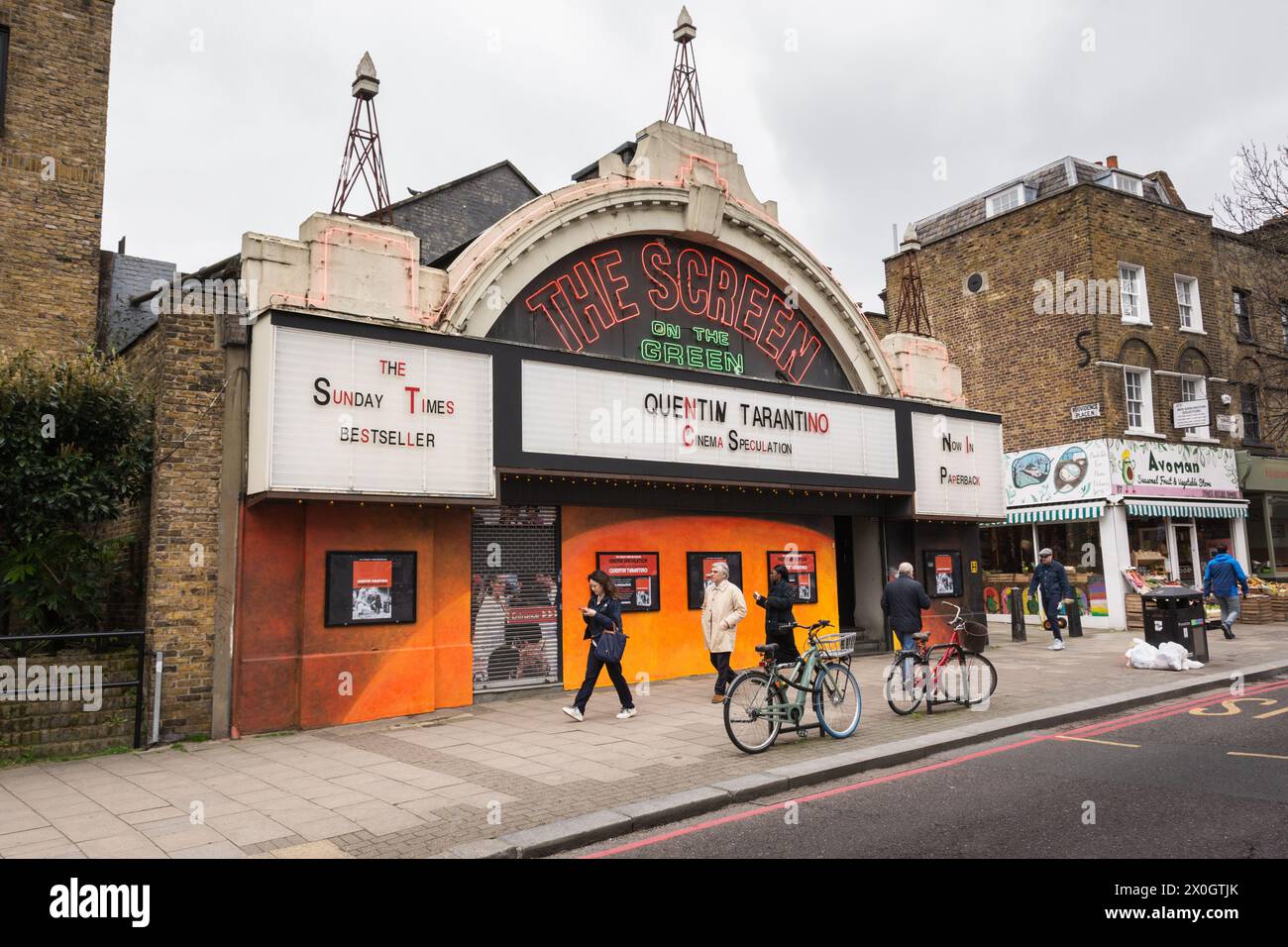 Exterior of the Screen on the Green cinema on Upper Street, Islington ...