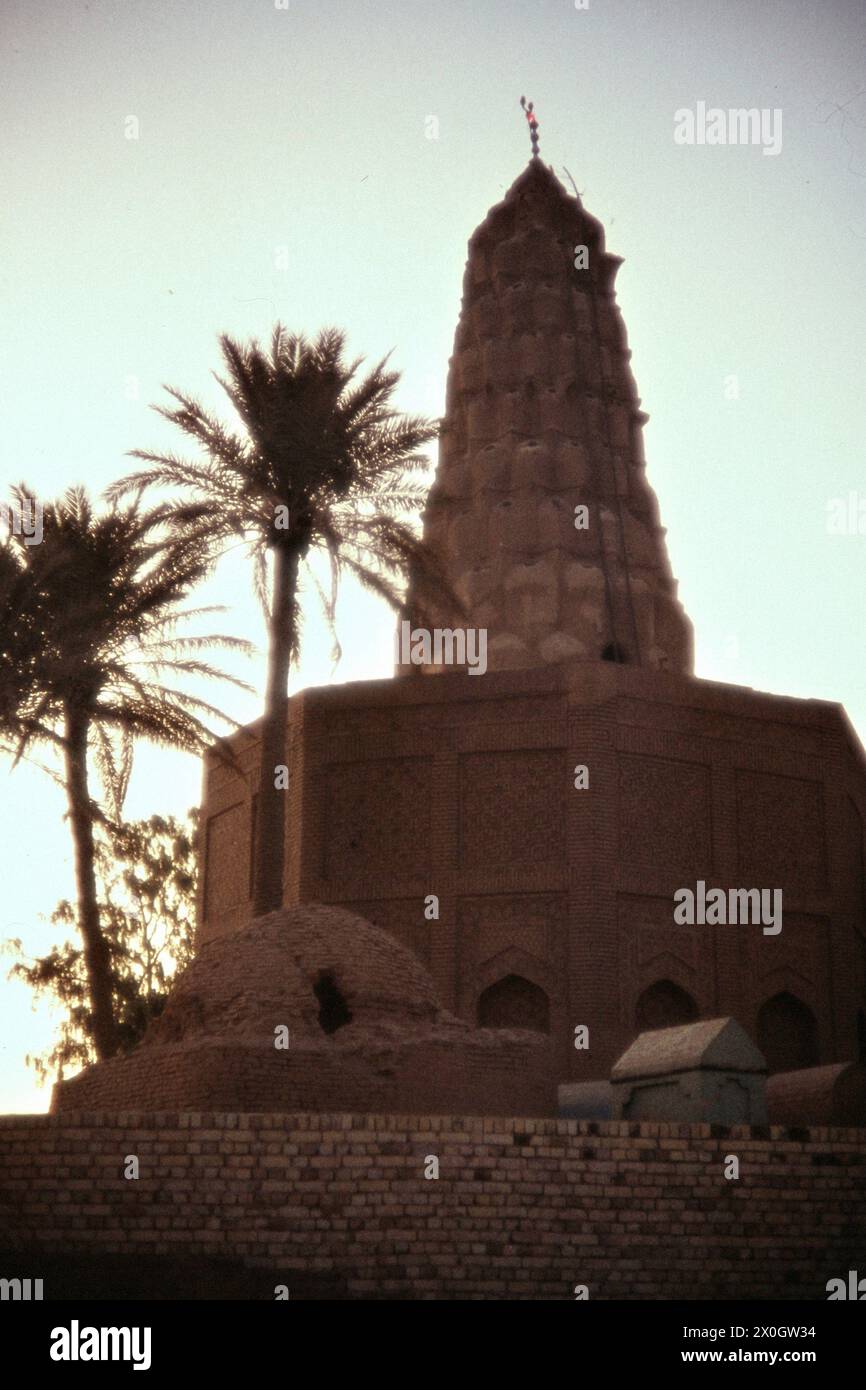 View of the tower of the tomb of Harun el Rashid's favorite wife in ...