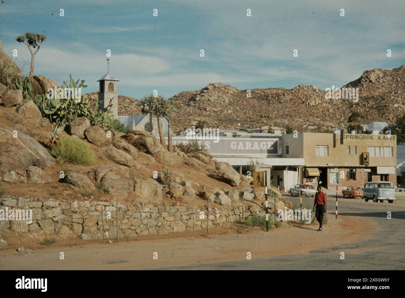 The trekker monument at the main square of Springbok. [automated ...