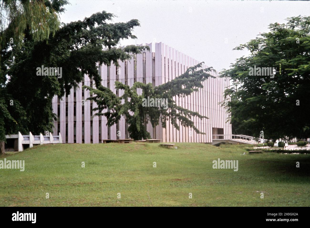 The modern building of the Bank of Tanzania (Benki Kuu Ya Tanzania) in ...