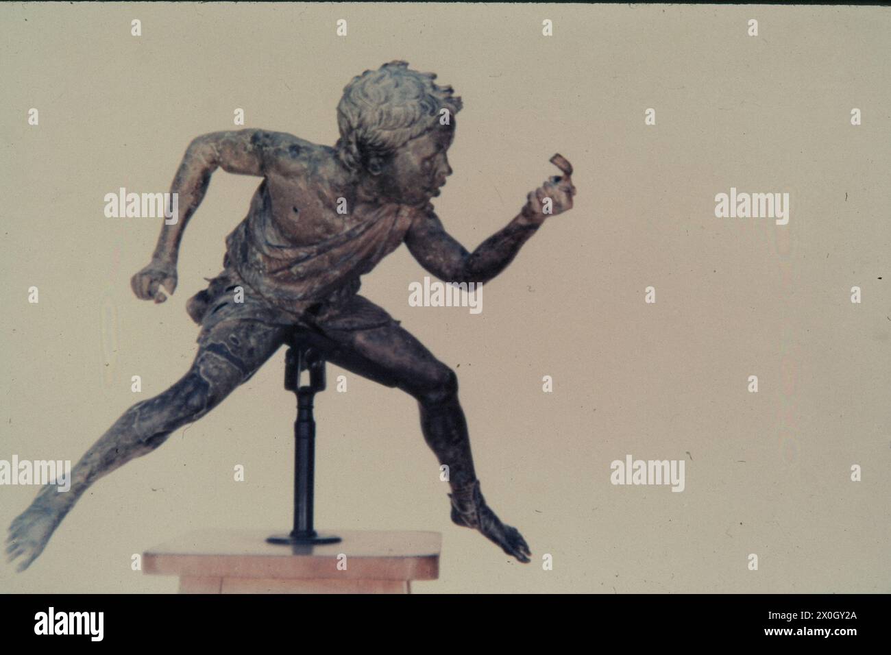The sculpture of the Jockey of Artemision from the second century BC in ...