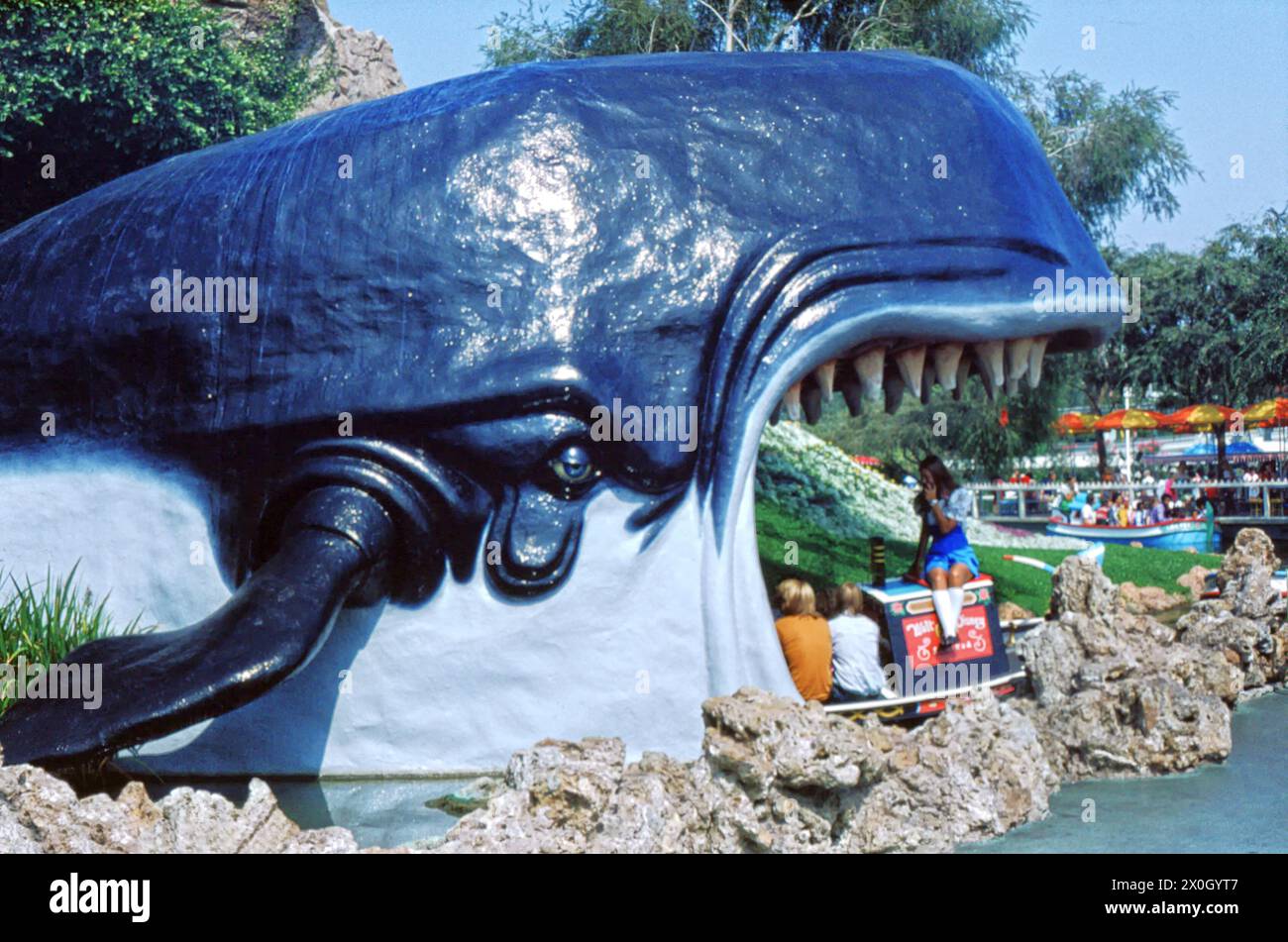 Moby Dick attraction at Disneyland in Anaheim, Los Angeles, California ...