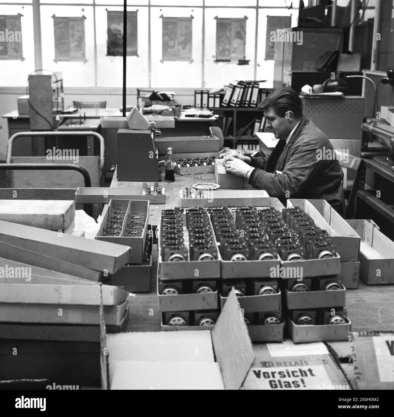 Photo taken at the Constructa company during working hours. The picture ...