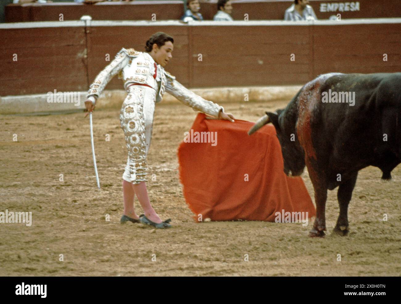 Bullfighting in the Benidorm arena, province of Alicante, Spain ...