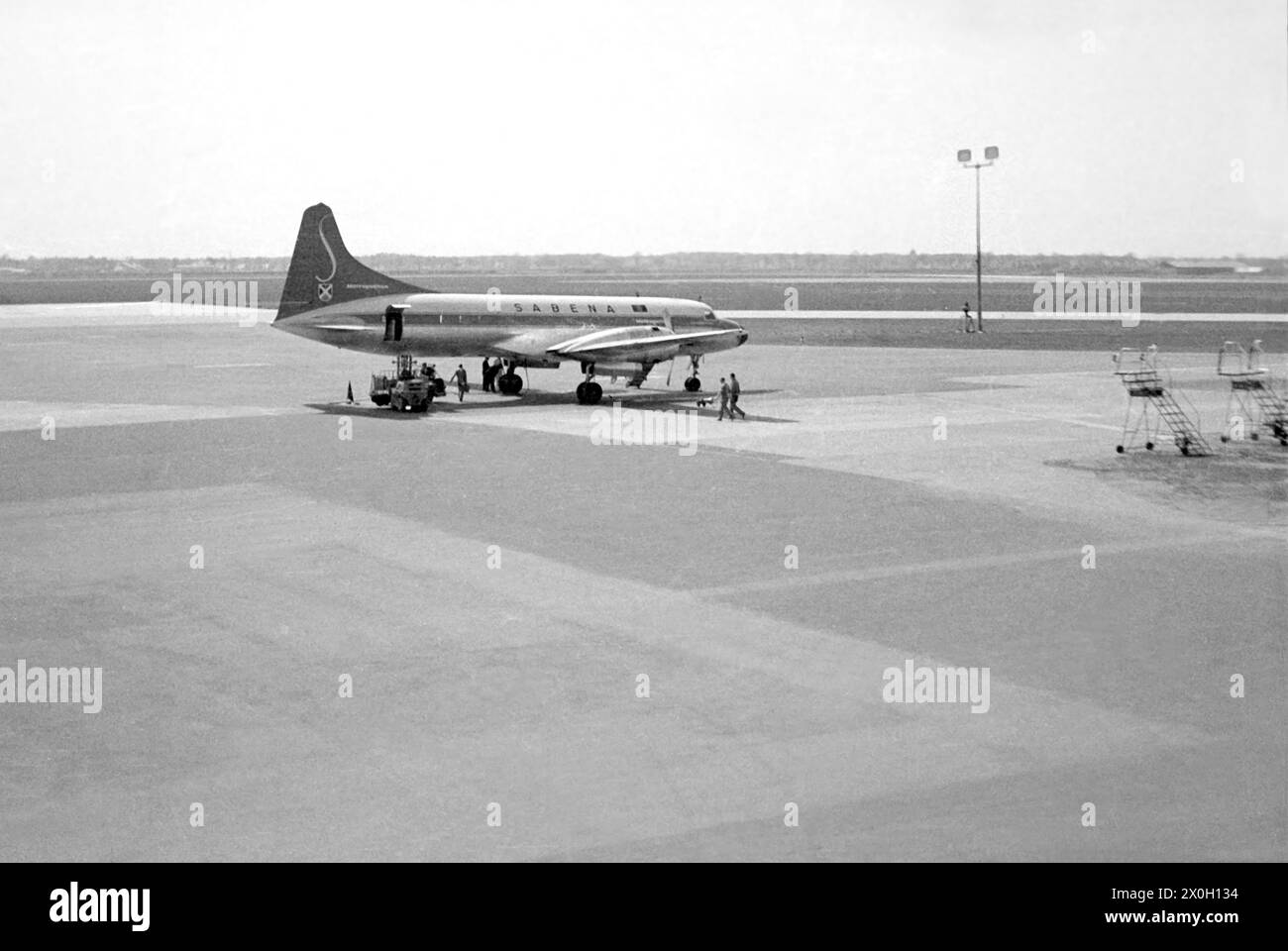 Sabena aircraft on the Munich-Riem Airport Stock Photo - Alamy