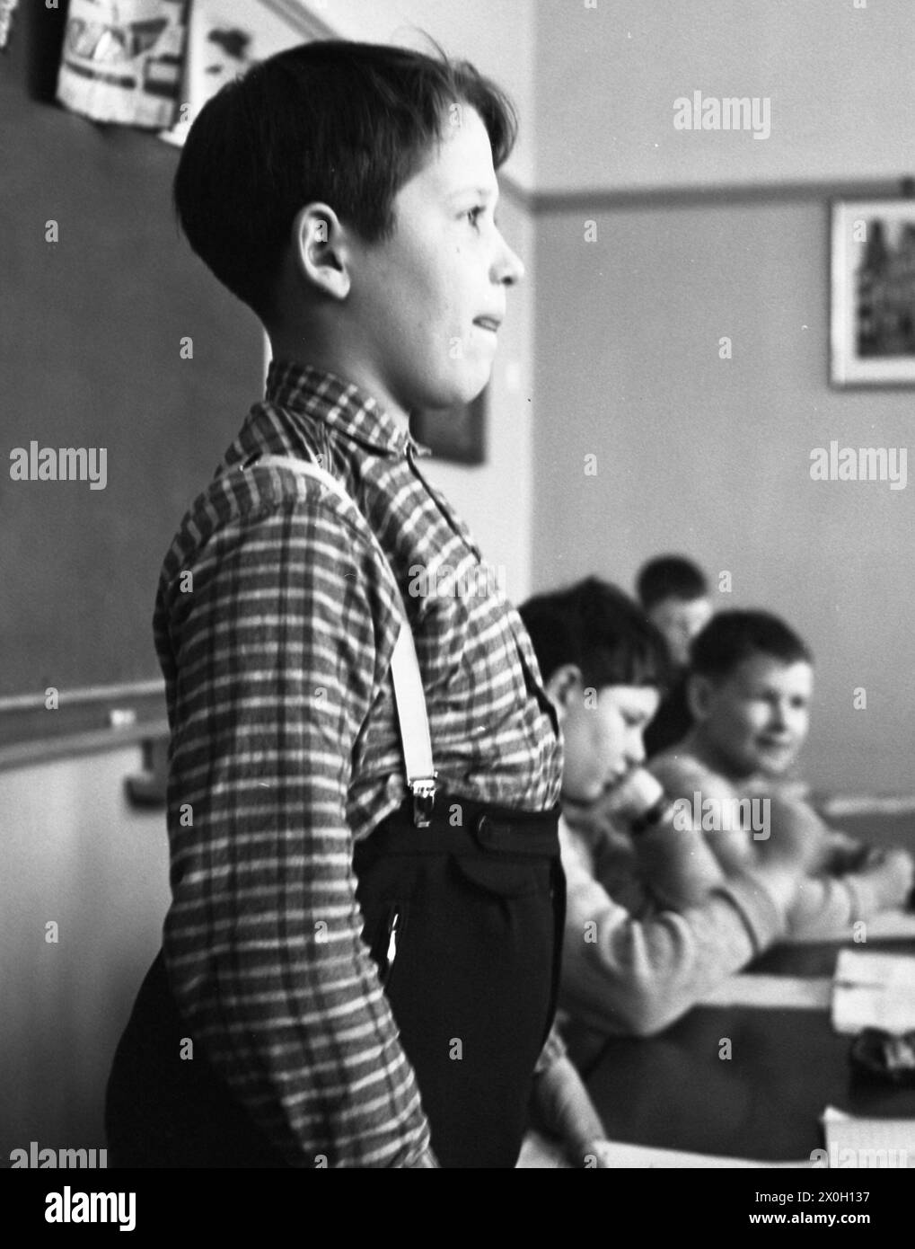 Children during lessons at school. [automated translation] Stock Photo ...