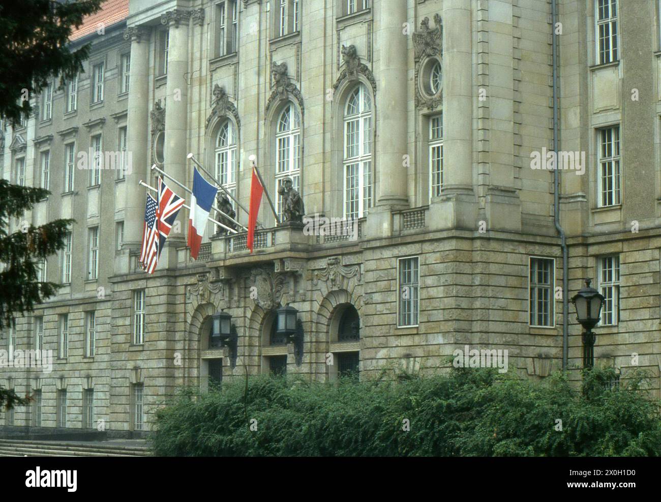 The building of the Allied Control Council in Berlin Schoeneberg with ...