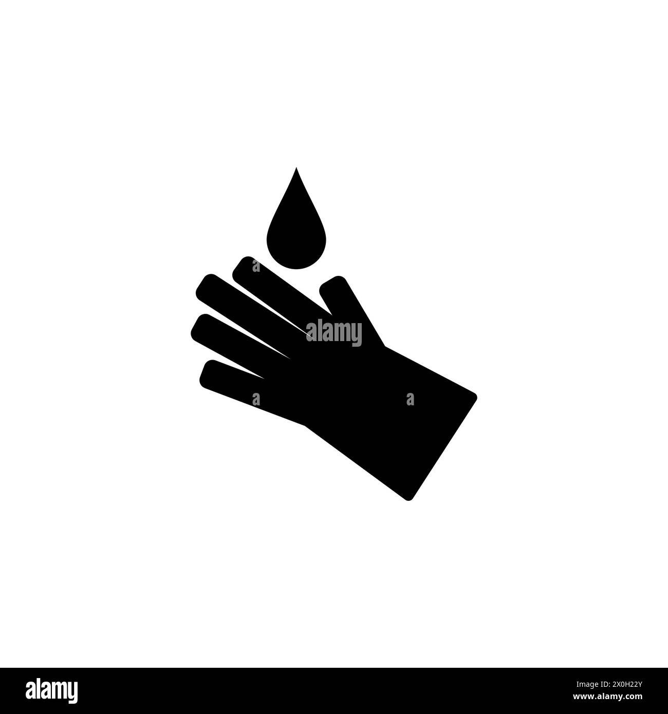 Hand Washing flat vector icon. Simple solid symbol isolated on white ...