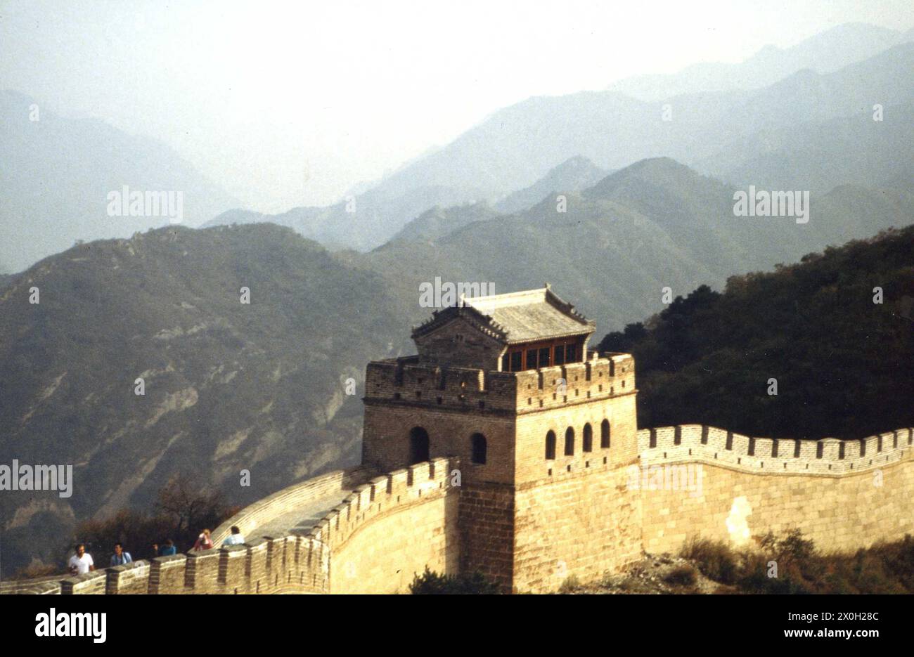 A watchtower on the Great Wall of China Stock Photo - Alamy