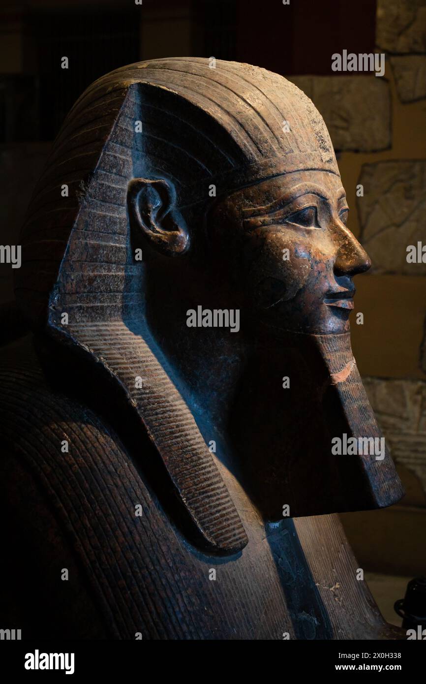 The Sphinx bust of Queen Hatshepsut, Cairo Museum of antiquities ...
