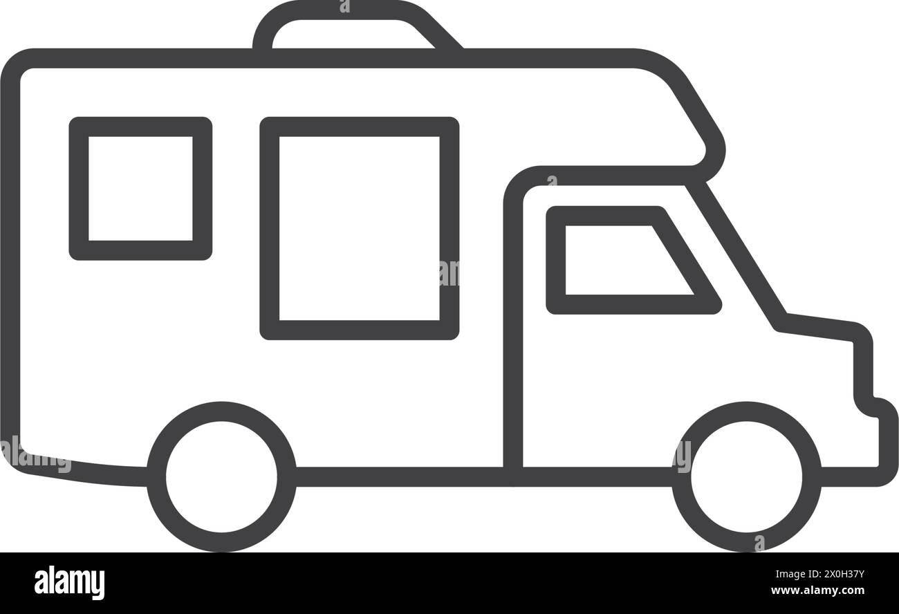 Camper car vector vectors hi-res stock photography and images - Alamy