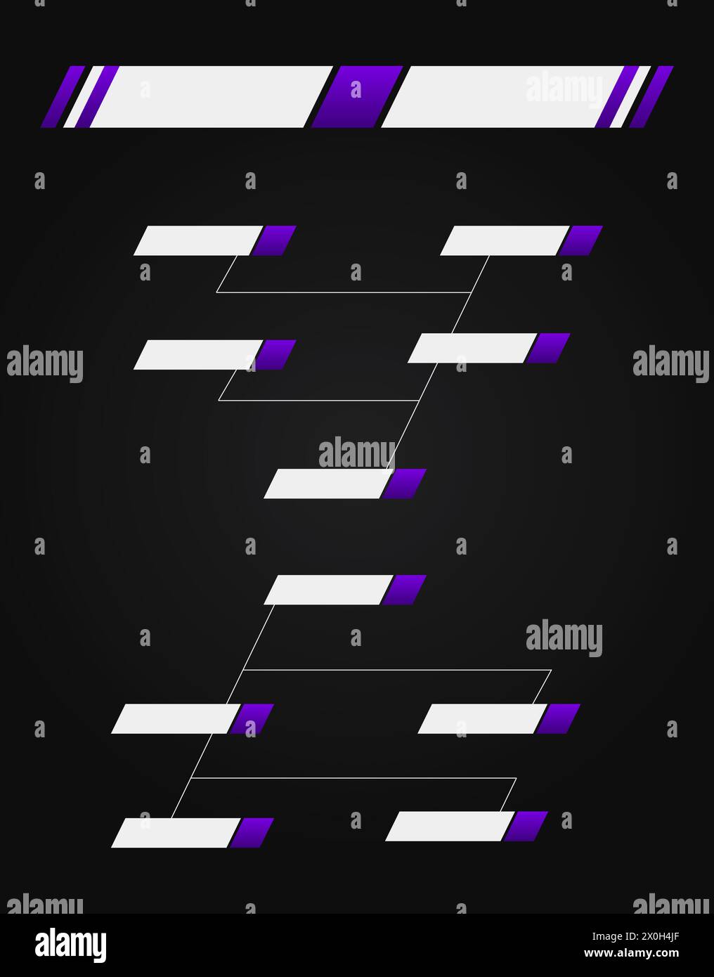 Sport game championship contest stage layout, double elimination ...