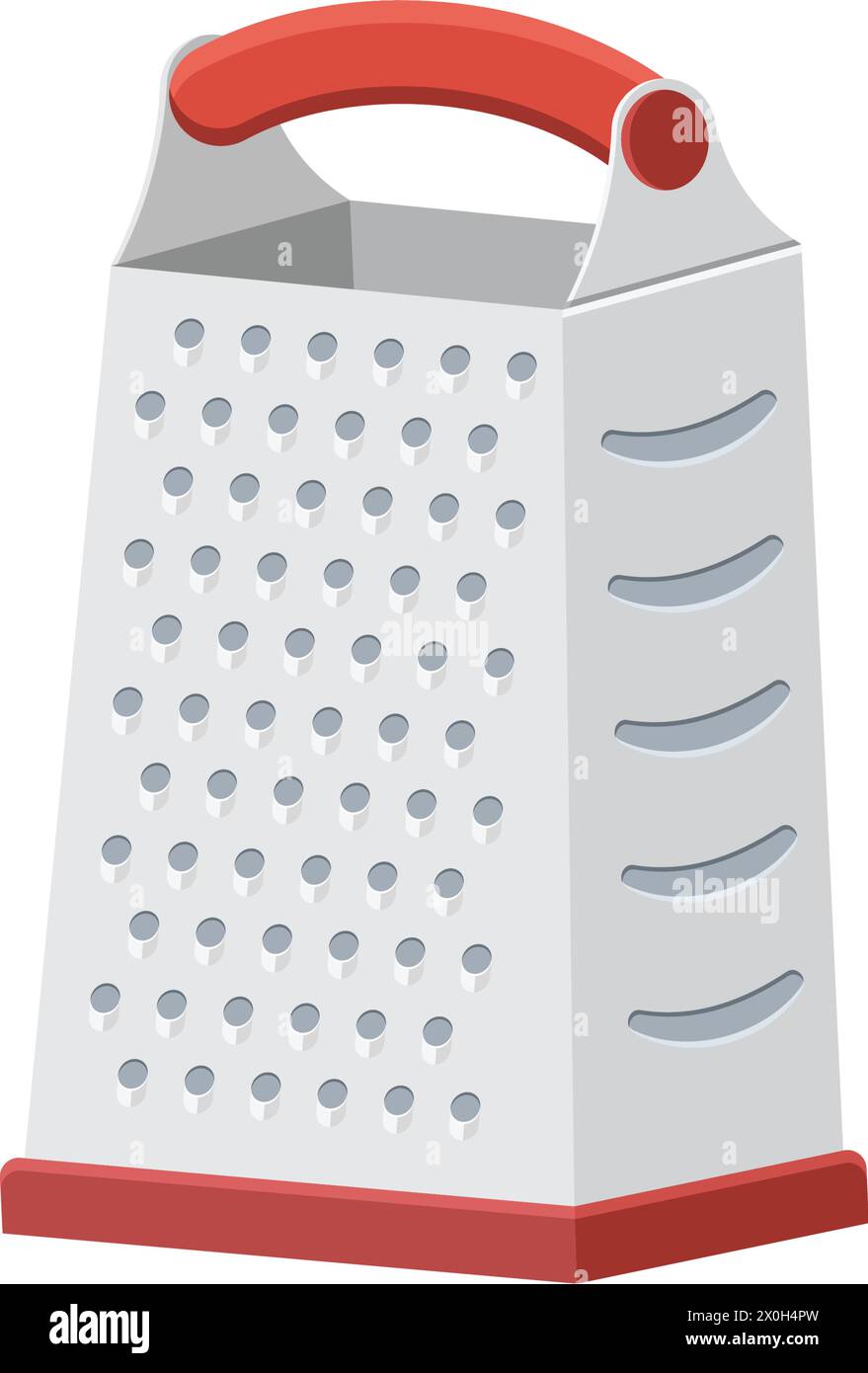 Grater icon in flat style. Cookery vector illustration on isolated ...