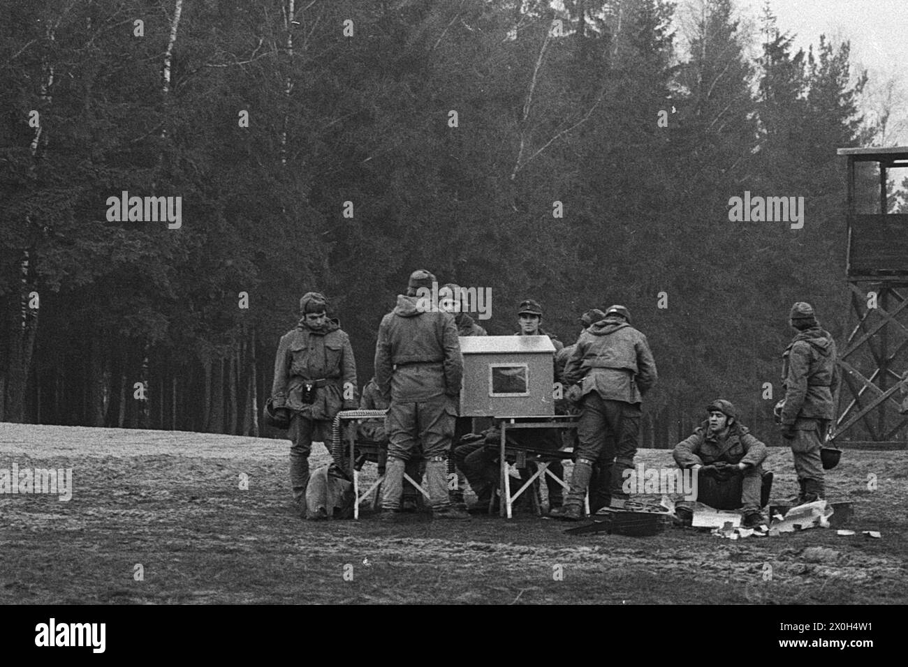 Troop exercise: The allocation of ammunition during a Bundeswehr ...