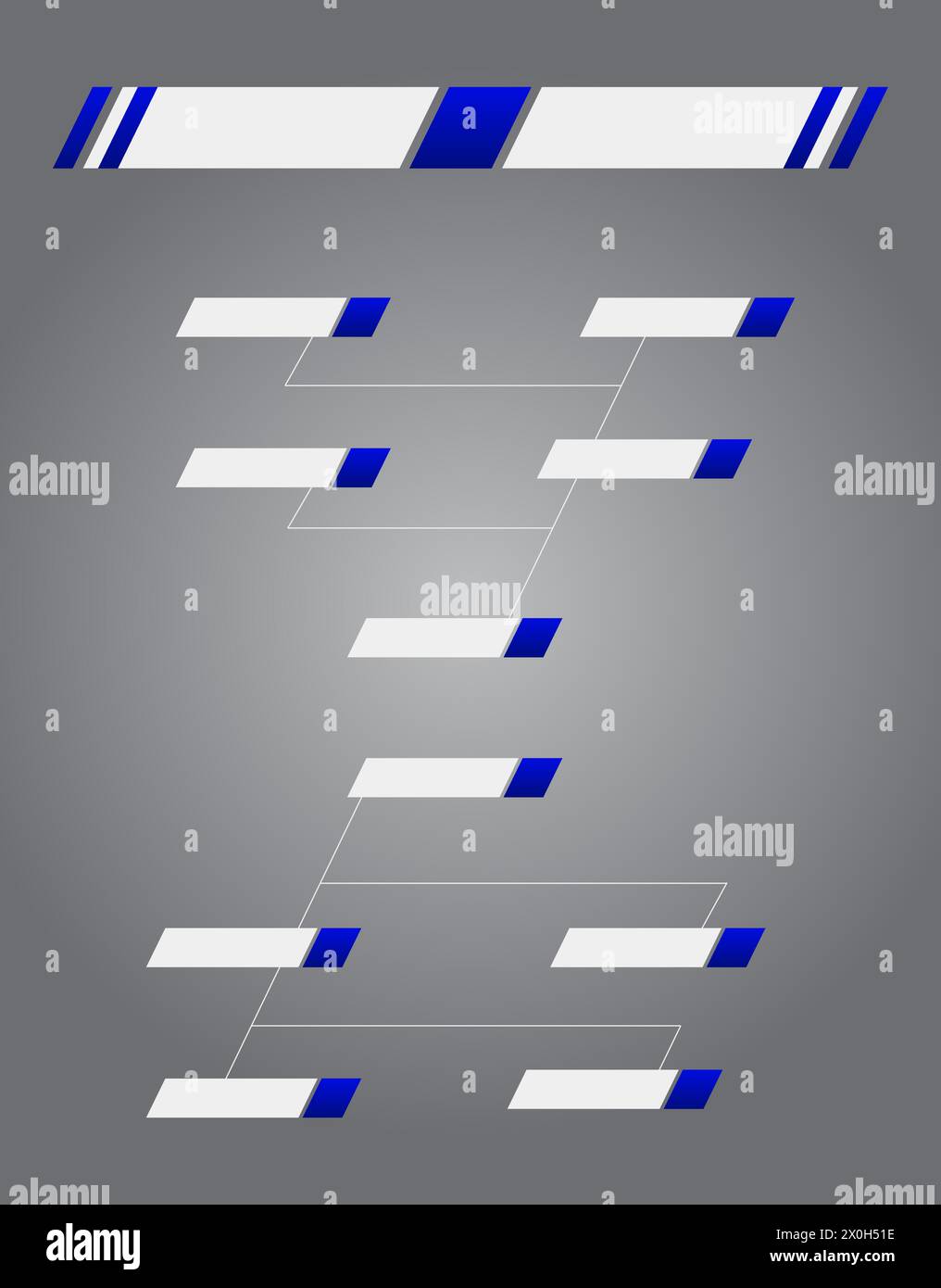 Sport game championship contest stage layout, double elimination ...