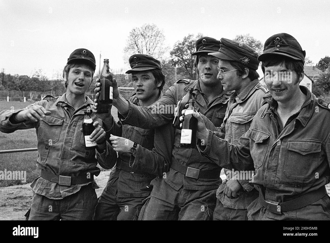 Troop exercise: Soldiers celebrate after a victory of their favorite ...