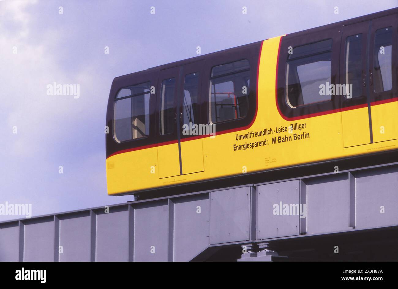 The Berlin magnetic levitation train, or M-Bahn for short. It was only ...