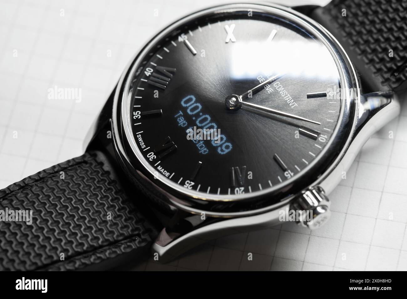 Geneva, Switzerland - November 18, 2021: Frederique Constant Smartwatch ...