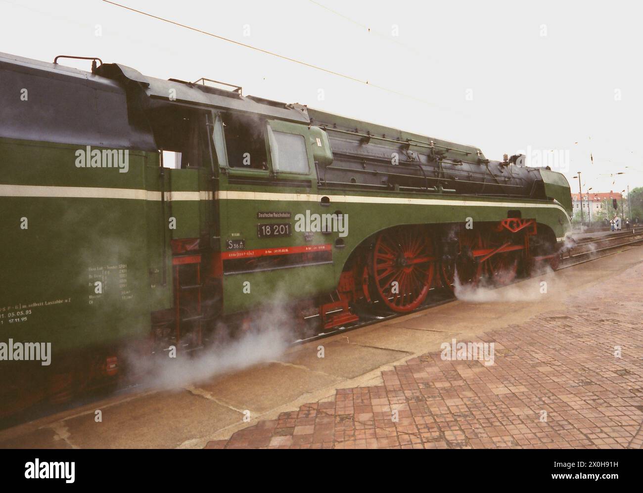 Steam locomotive BR 18 201, the fastest steam locomotive still licensed ...