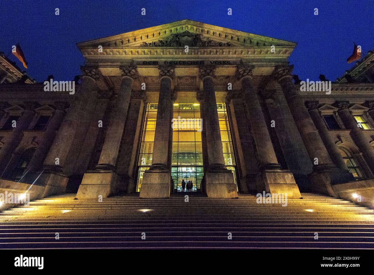 Der Reichstag Exterior Berlin, Germany. Centre of German democracy and ...