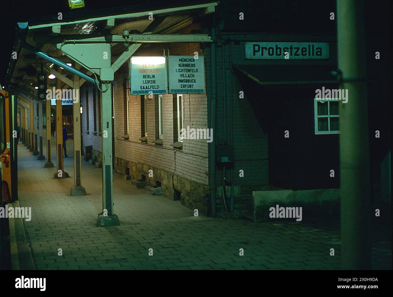 Two years after reunification, the former border station no longer ...