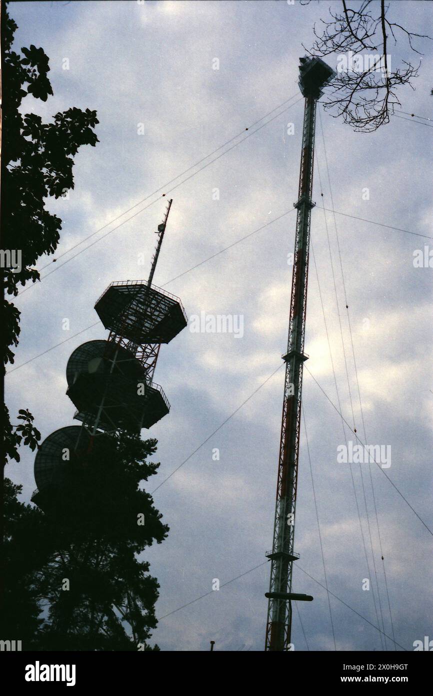 This transmitter mast provided a radio link to the federal territory ...