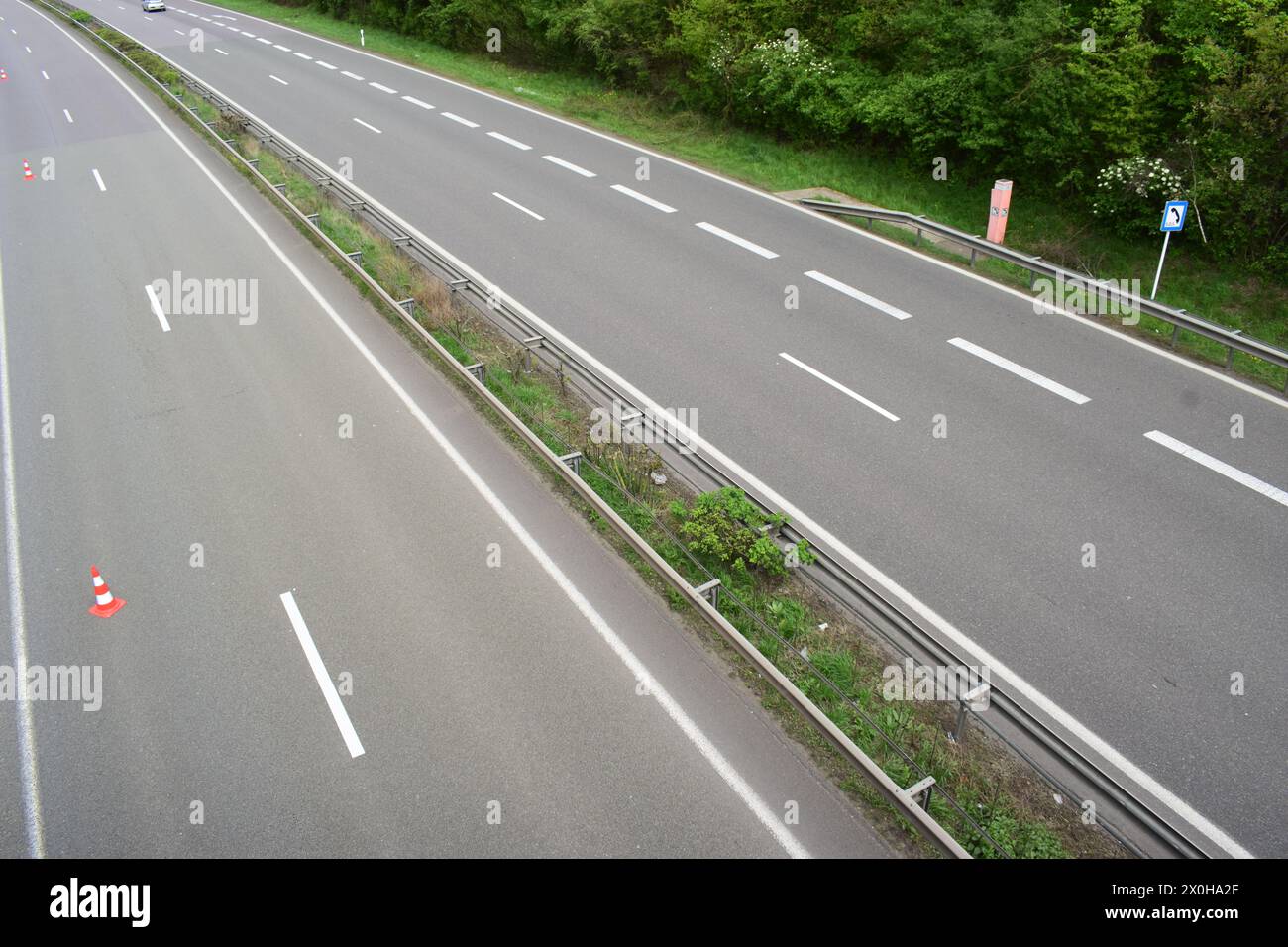 empty Autobahn in Luxembourg Stock Photo - Alamy