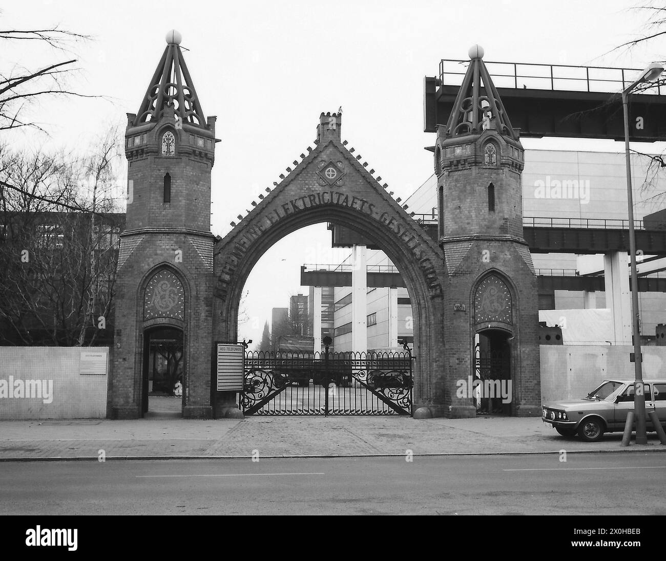 Aeg factory gate hi-res stock photography and images - Alamy