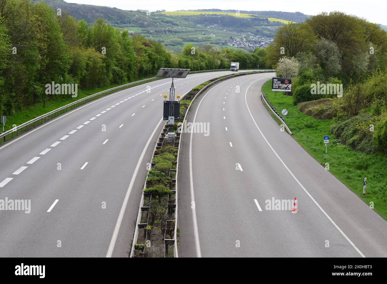 empty Autobahn in Luxembourg Stock Photo - Alamy
