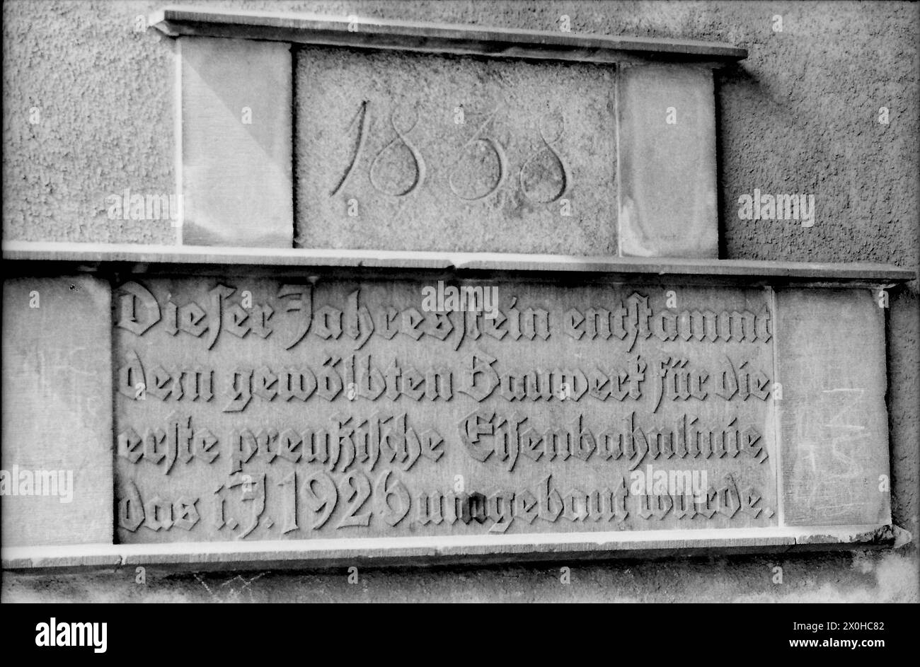 The first Prussian railroad ran between Barlin and Potsdam. The year ...