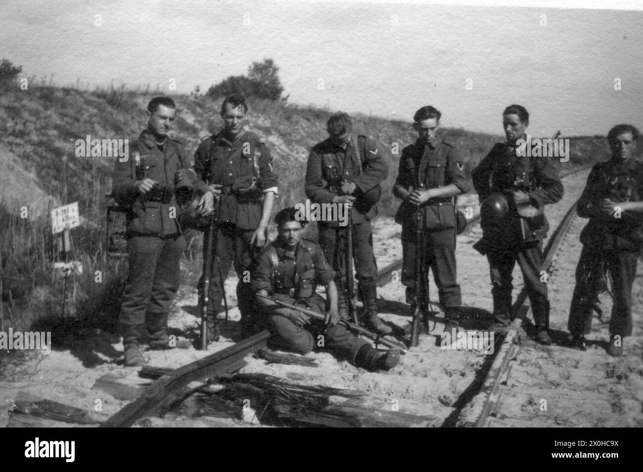 Preparation for the blasting of railway tracks [automated translation ...