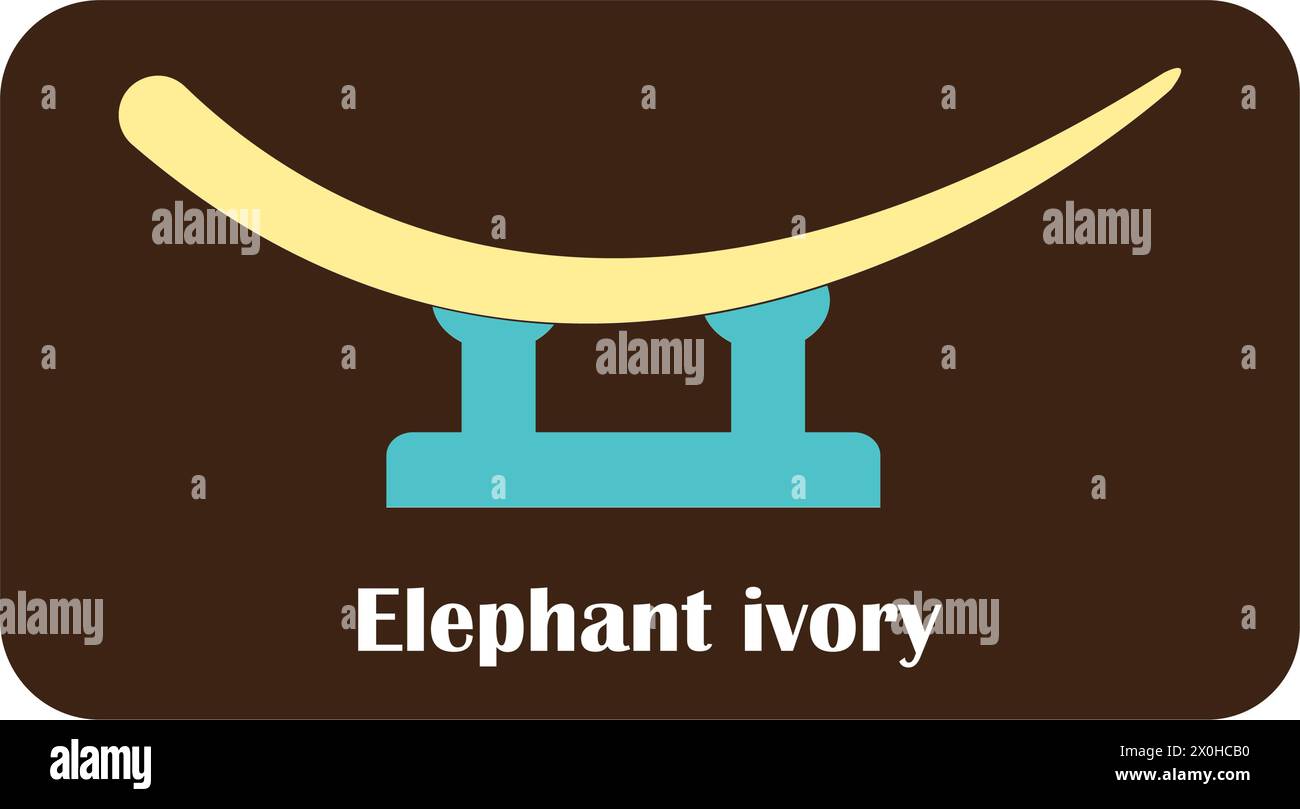 elephant tusk icon vector illustration symbol design Stock Vector Image ...