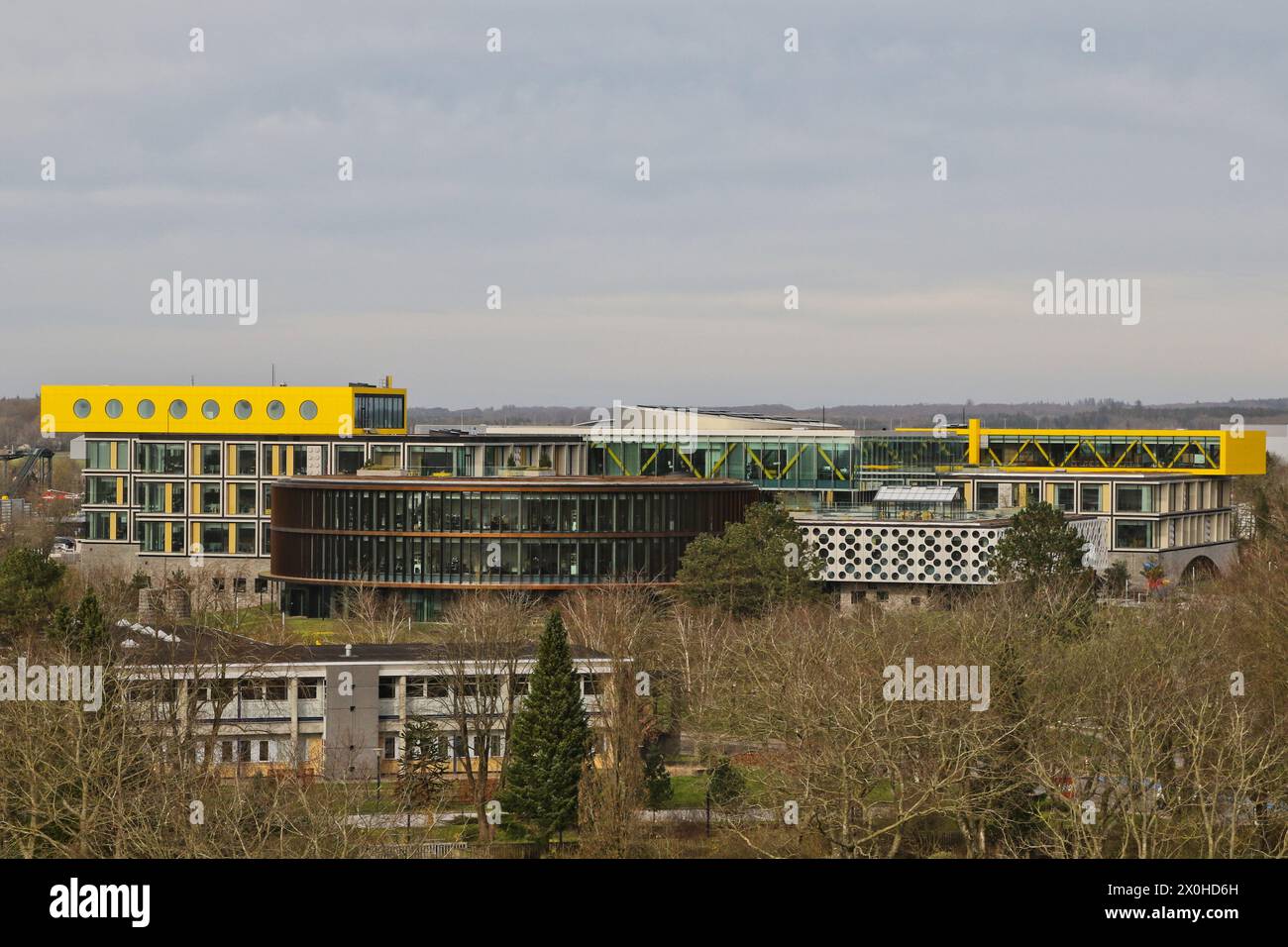 Elevated view of Lego headquarters Billund Denmark April 2024 Stock ...