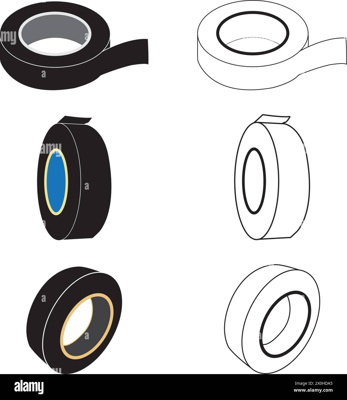 duct tape icon vector illustration symbol design Stock Vector Image ...