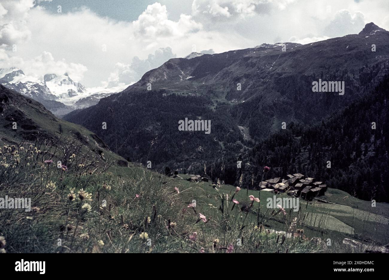 Hamlet above Zermatt. [automated translation] Stock Photo - Alamy