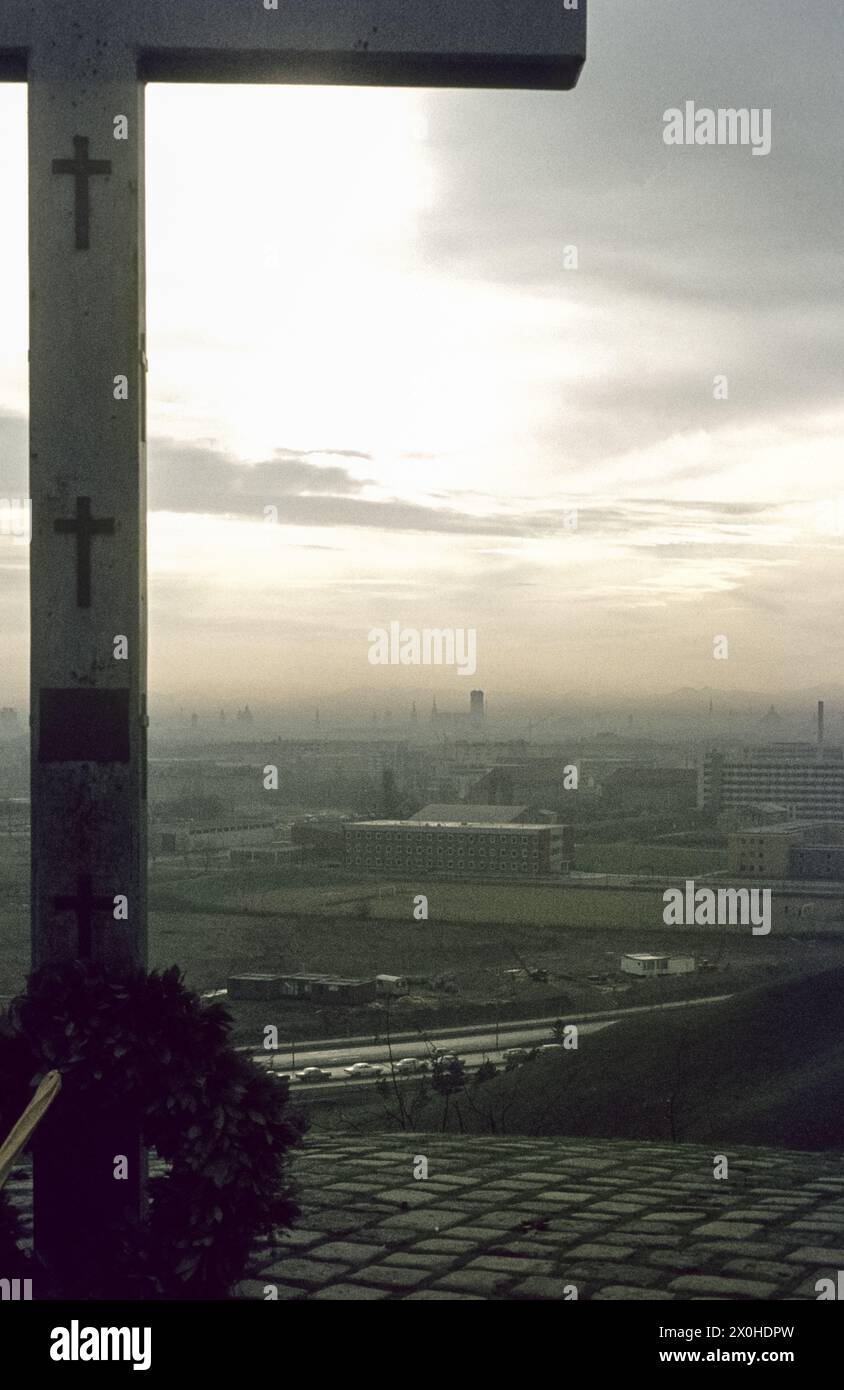 View from the cross on the Schuttberg for the Munich citizens who died ...