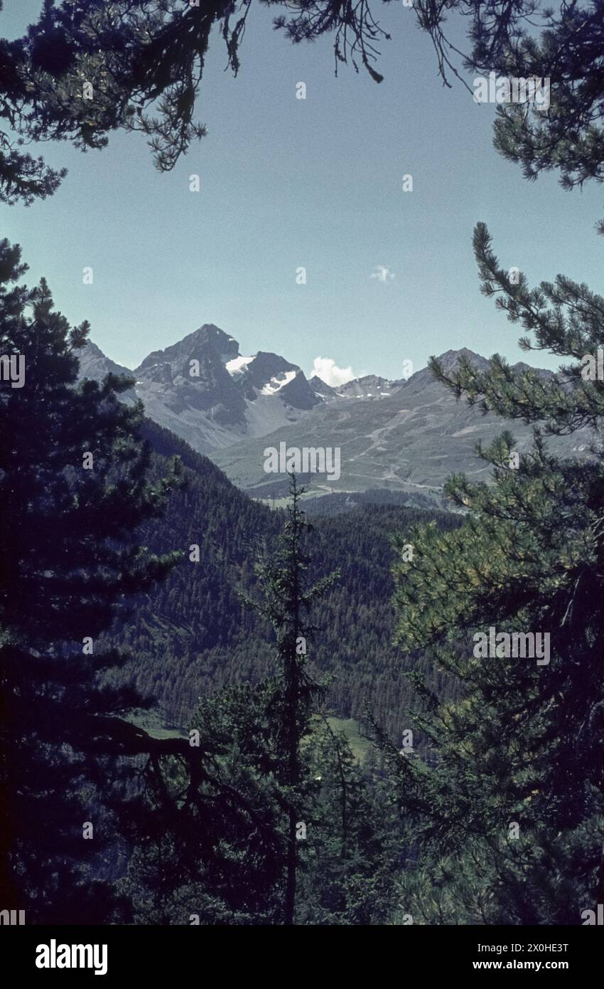 On the X-ray route. View of the Piz Nair. [automated translation] Stock ...