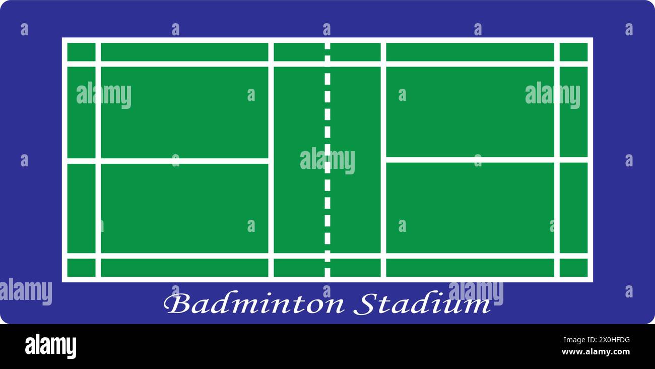 Badminton court icon vector illustration symbol design Stock Vector ...