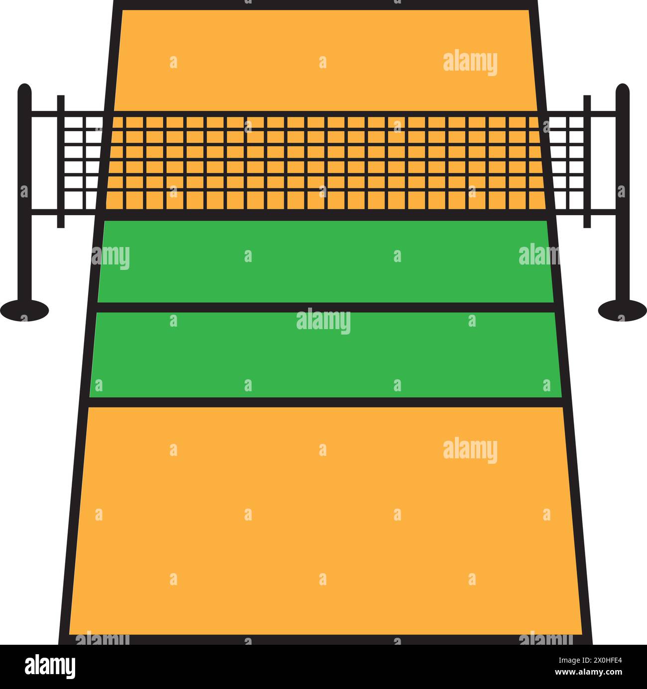 volleyball court icon vector illustration symbol design Stock Vector ...