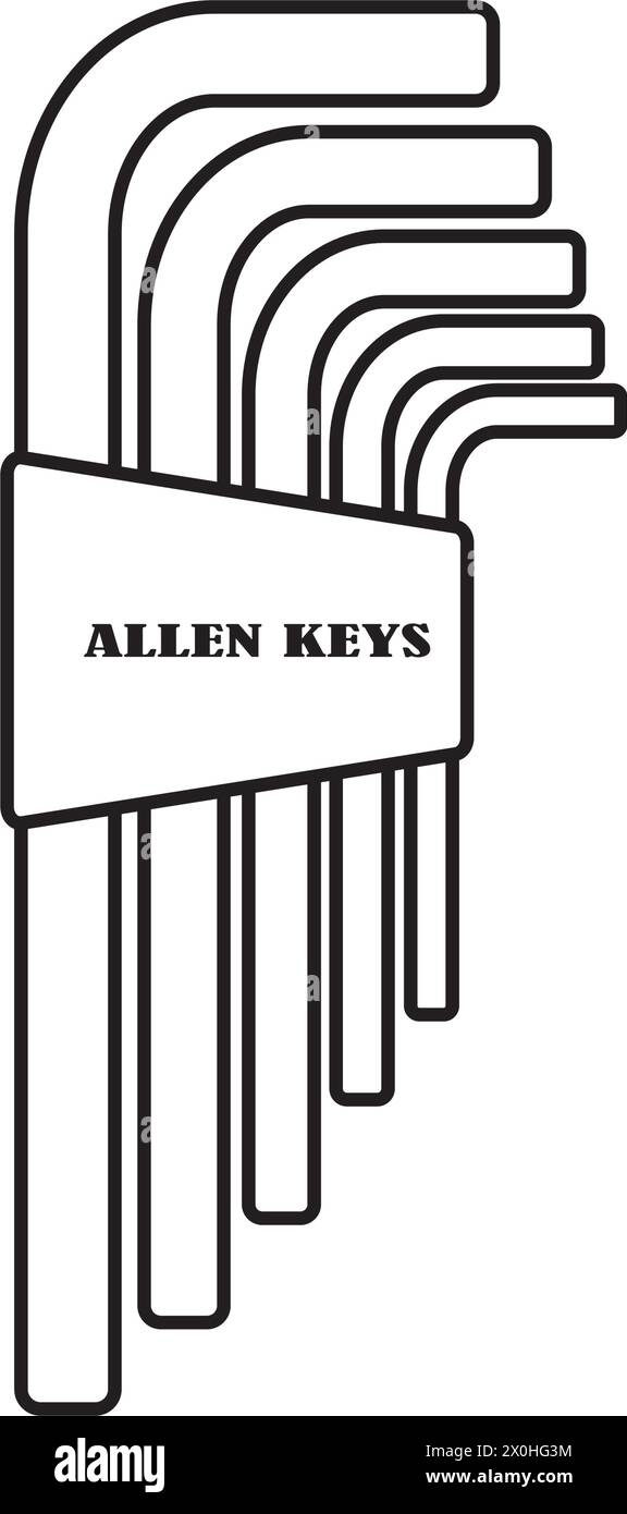 allen keys icon vector illustration symbol design Stock Vector Image ...
