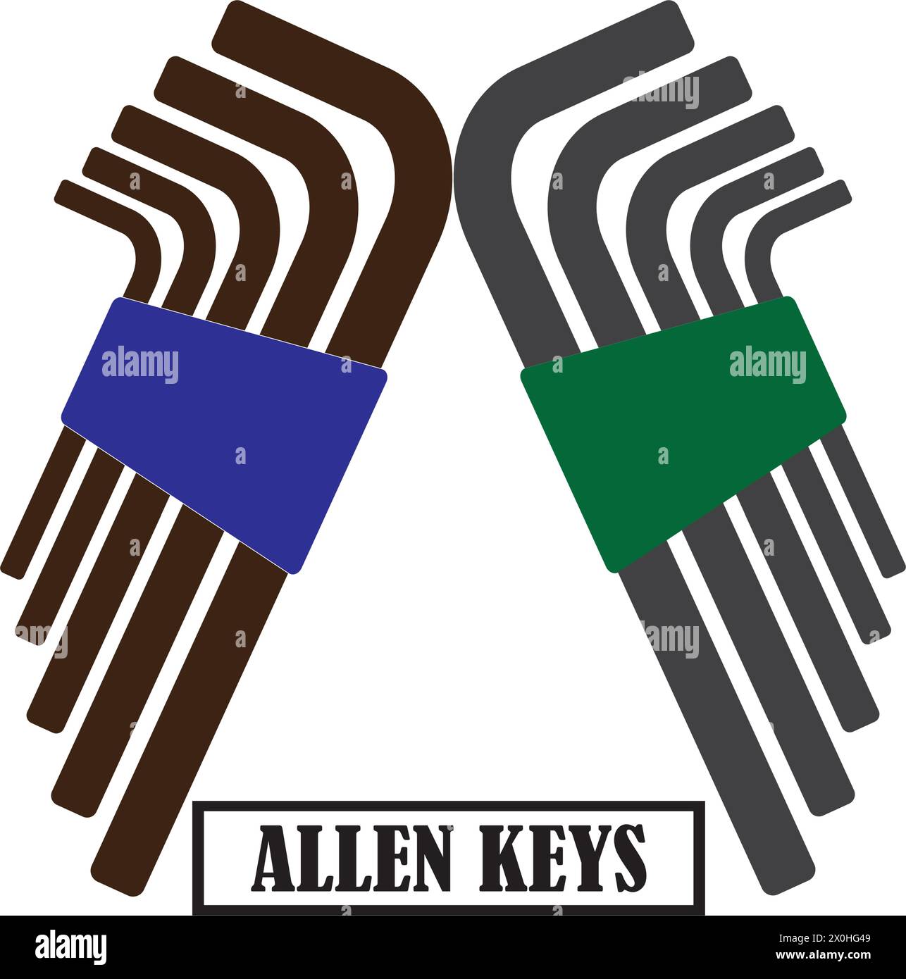 allen keys icon vector illustration symbol design Stock Vector Image ...
